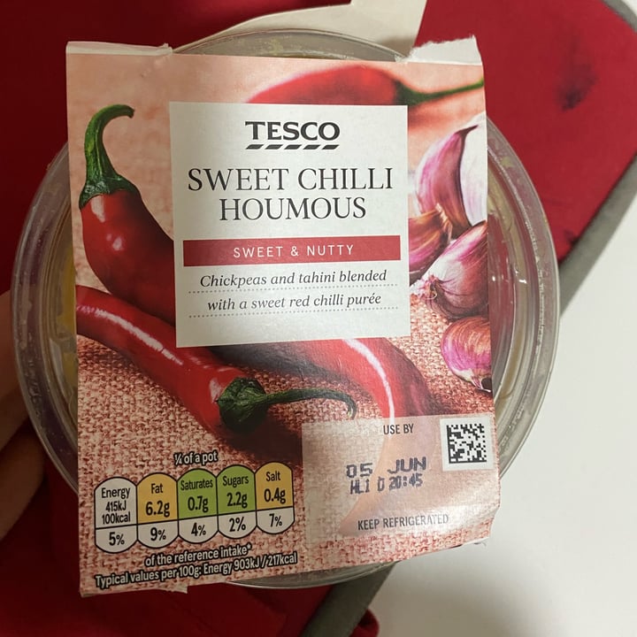 Tesco Sweet Chilli Houmous Review | abillion