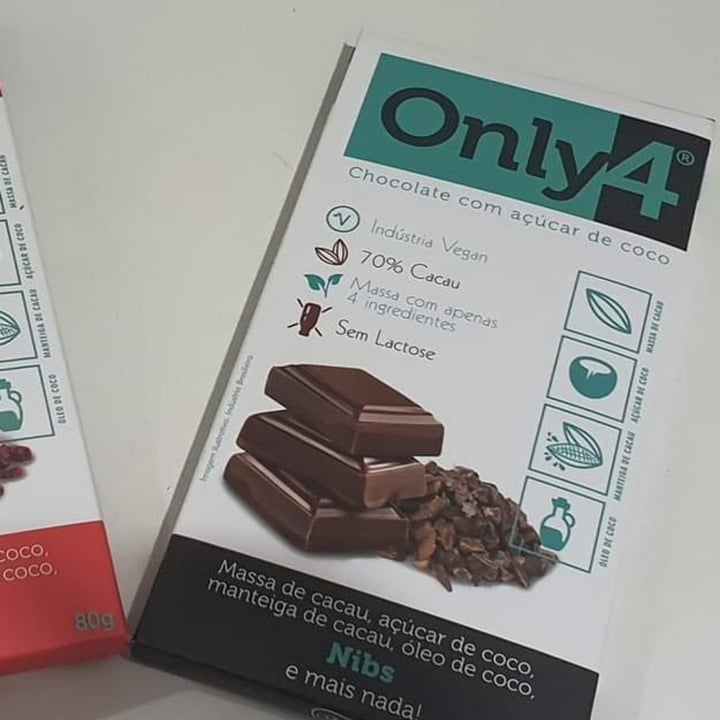 Only4 Chocolate com açucar de coco - Nibs Review | abillion