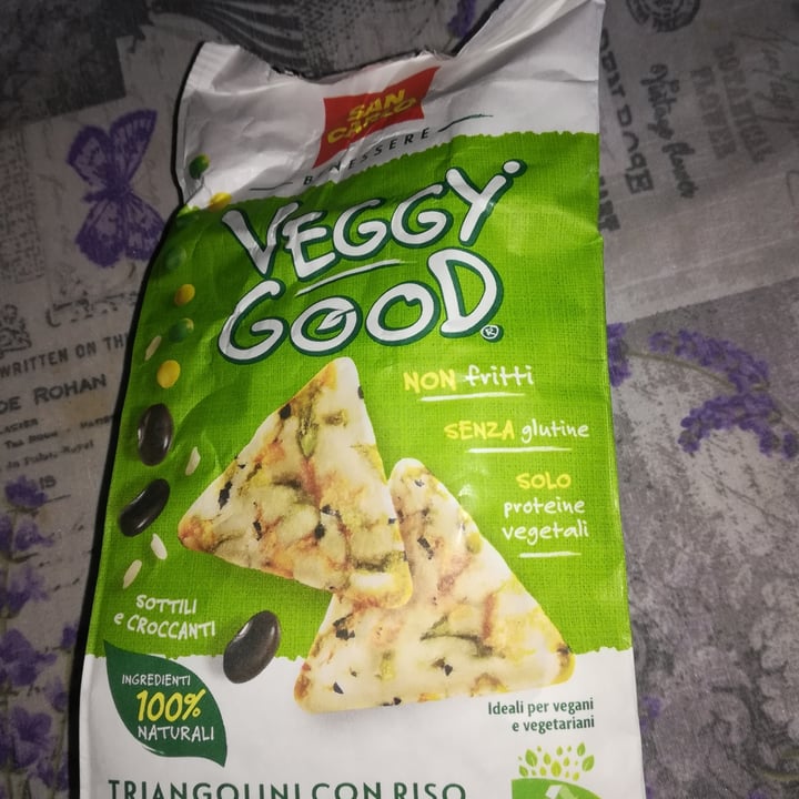 SAN CARLO Benessere Veggy Good Triangolini con riso e tre legumi Review ...