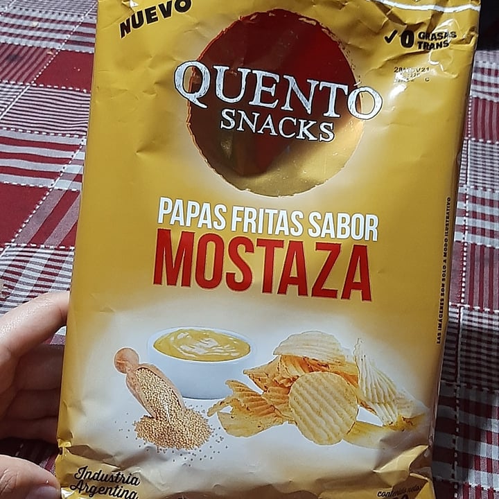 Quento Snacks Papas fritas sabor mostaza Review | abillion
