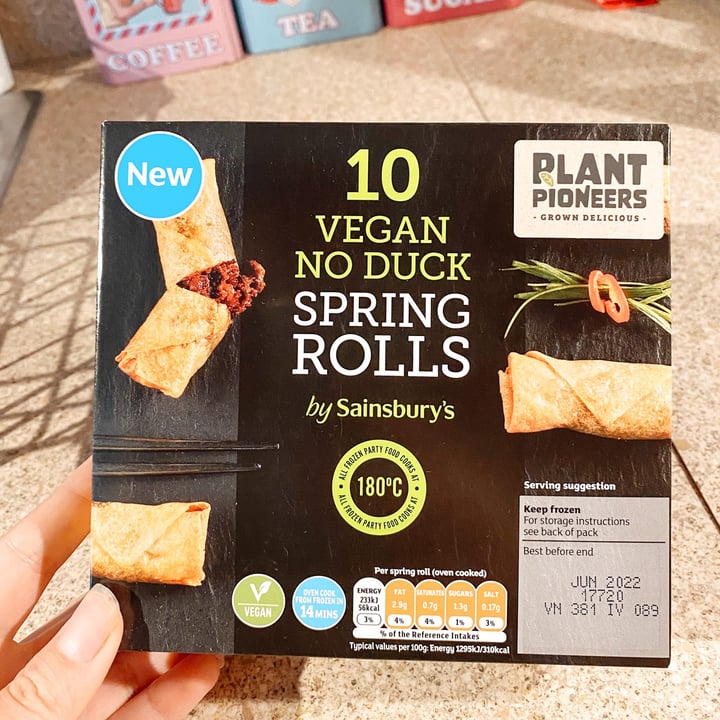 Sainsbury's Duck Spring Rolls Review | abillion
