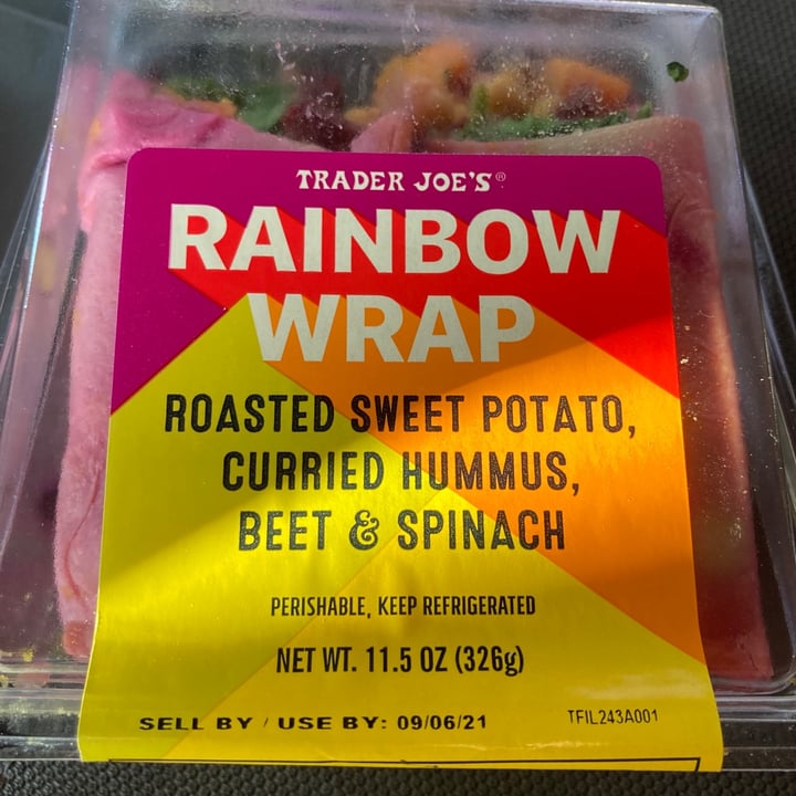 Trader Joe's Rainbow wrap Review | abillion