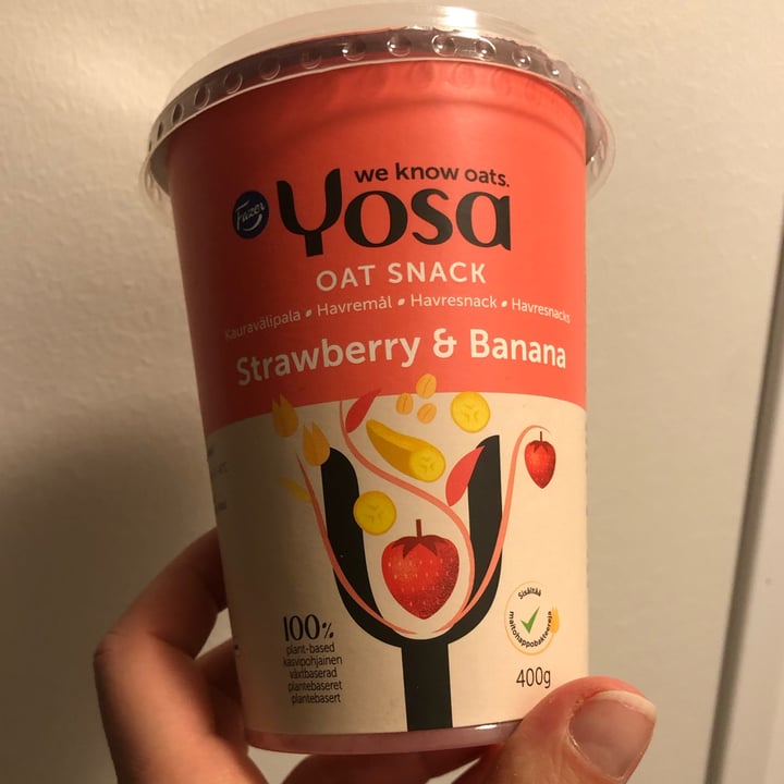 Yosa Oat Snack Strawberry & Banana Review | abillion