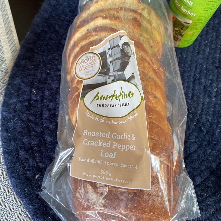 Portofino European Bakery Roasted Garlic & Cracked Pepper Loaf Review ...