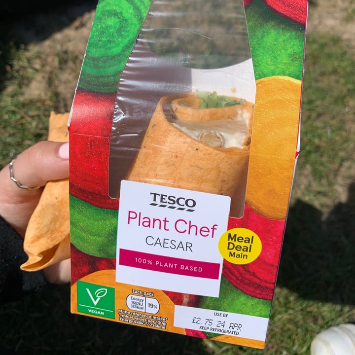 Tesco Plant Chef Caesar Wrap Review | abillion