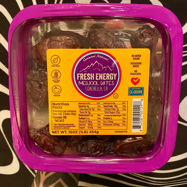 Caramel Naturals Fresh Energy Medjool Dates Review | abillion