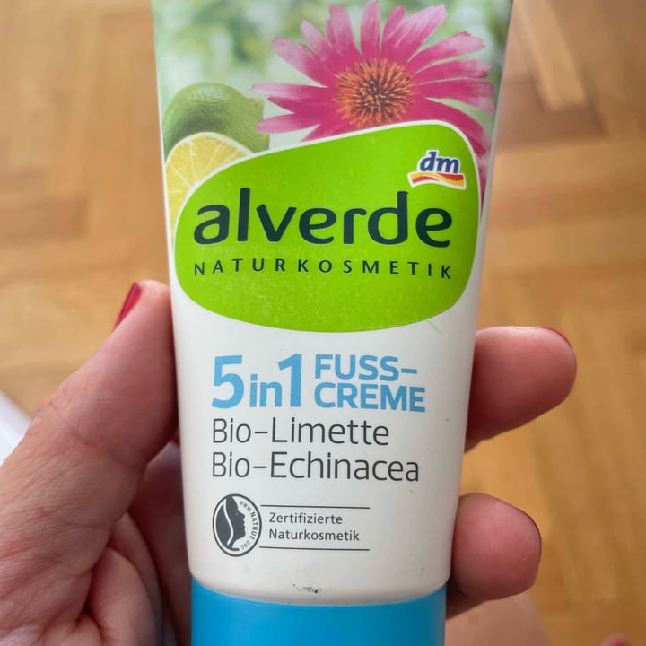 Alverde Naturkosmetik 5in1 Fuss creme Review | abillion