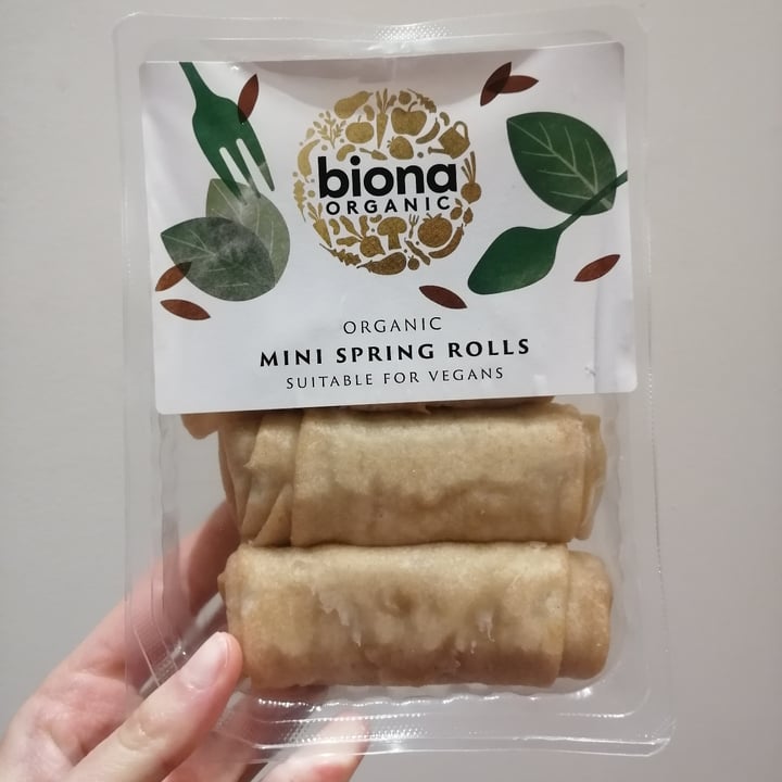 biona organic Mini Spring Rolls Review | abillion