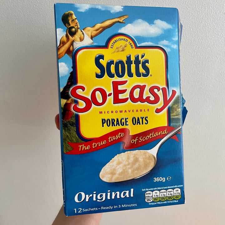 Scott’s Porage So Easy Original Porage Oats Review | abillion