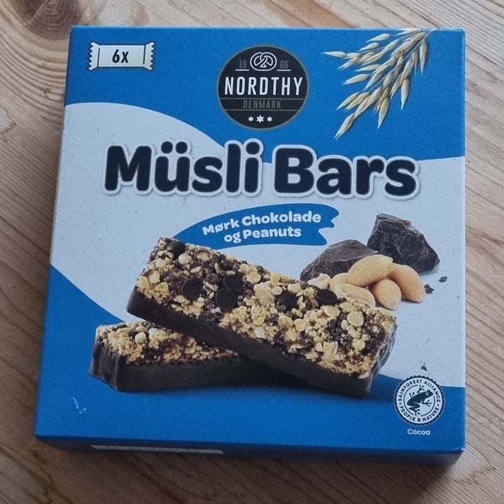 Nordthy Müsli Bars Mørk Chokolade Og Peanuts Review | abillion