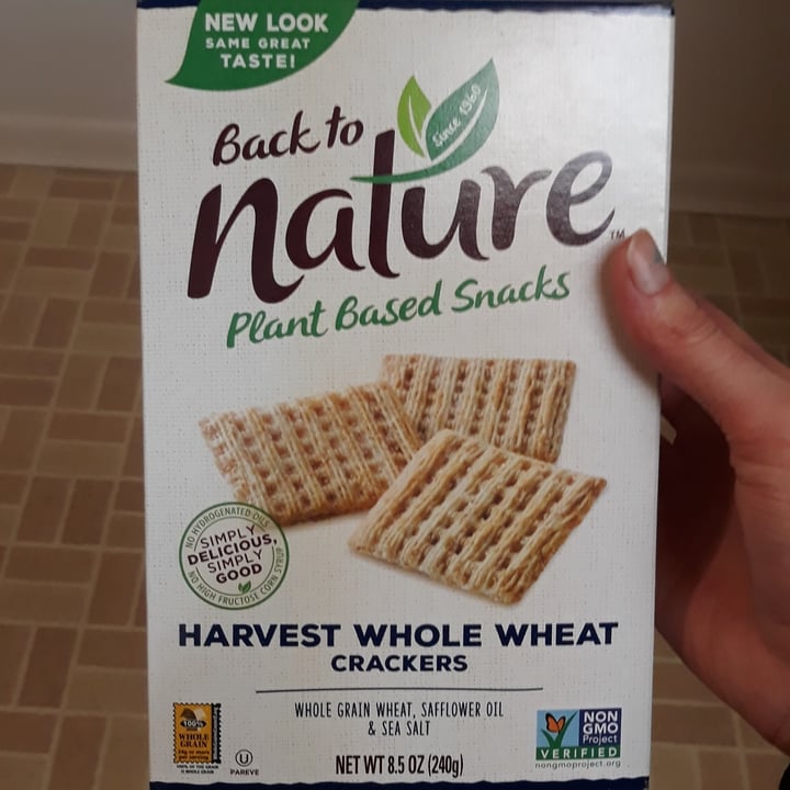 Back to Nature Harvest whole wheat crackers Review | abillion