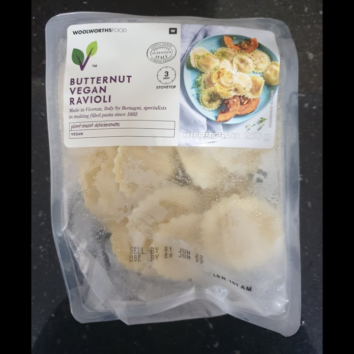 Woolworths Food Butternut vegan ravioli Review | abillion