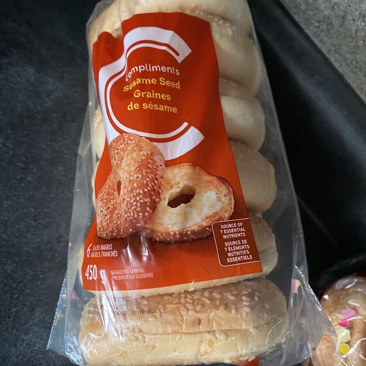 Compliments Sesame Seed Bagels Review | abillion
