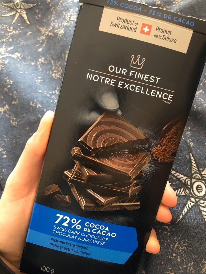 Our Finest 72% Cocoa Swiss Dark Chocolate Review | abillion