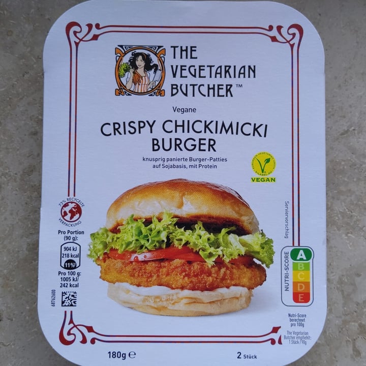 The Vegetarian Butcher Crispy chickimicki Burger Review | abillion