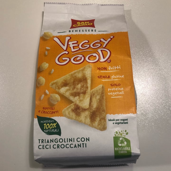 SAN CARLO Benessere Veggy Good Triangolini con ceci croccanti Review ...