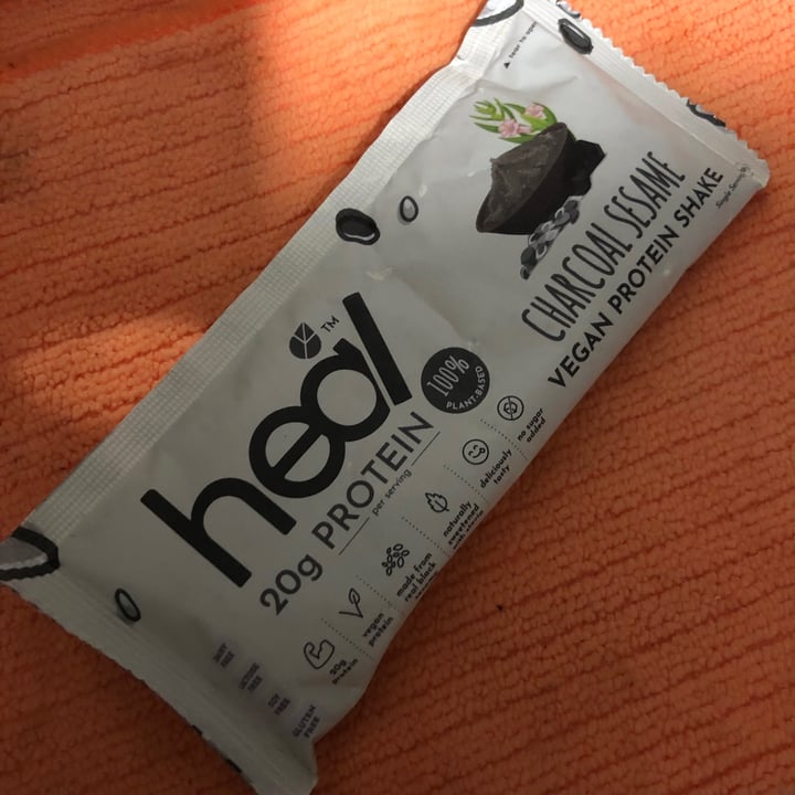Heal Vegan Protein Shake Black Sesame Review | abillion