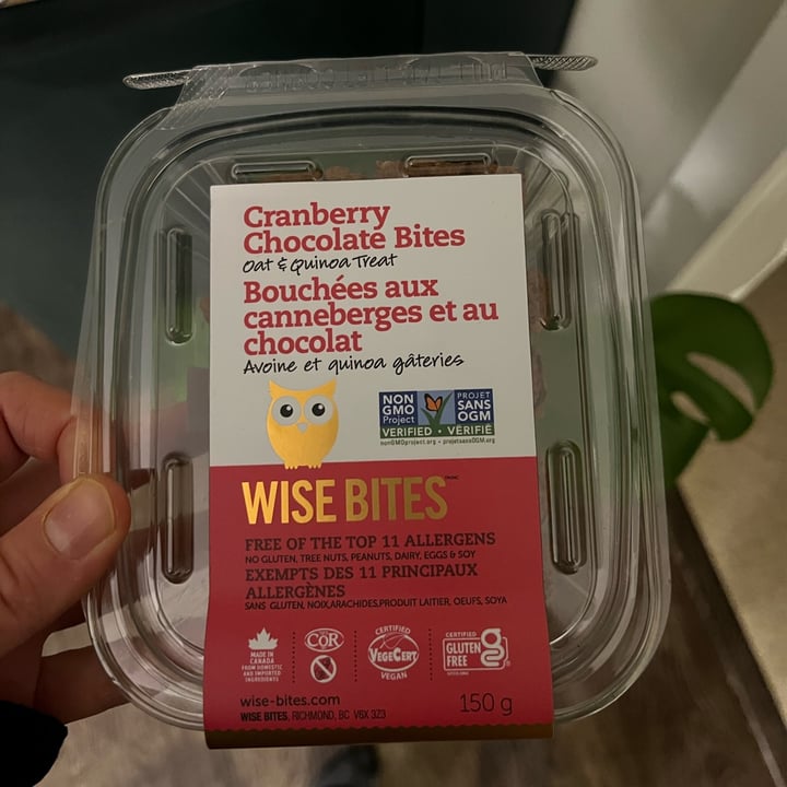 Wise Bites cranberry chocolate bites Review | abillion