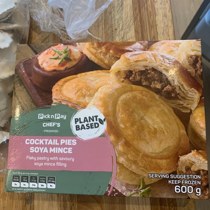 Pick N Pay Frozen Soya Mince Cocktail Pies Reviews Abillion