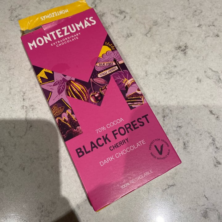 Montezuma's Black Forest - 70% Cocoa Cherry Dark Chocolate Review ...