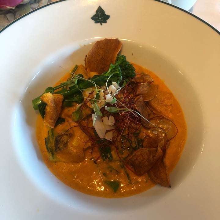 The Ivy Tower Bridge United Kingdom Keralan Sweet Potato Curry Review ...