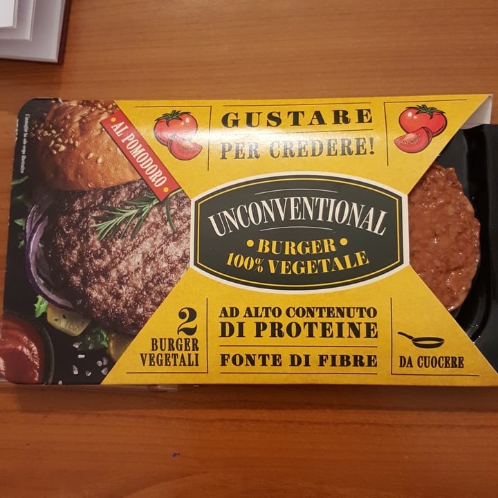 Unconventional Burger Vegetale Al Pomodoro - Tomato Burger Review ...