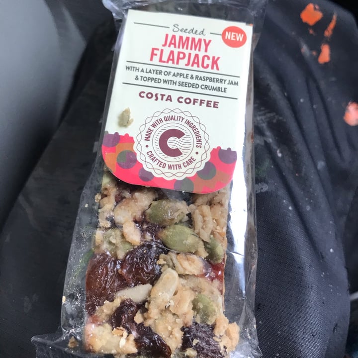 Costa Coffee seeded jammy flapjack Review | abillion