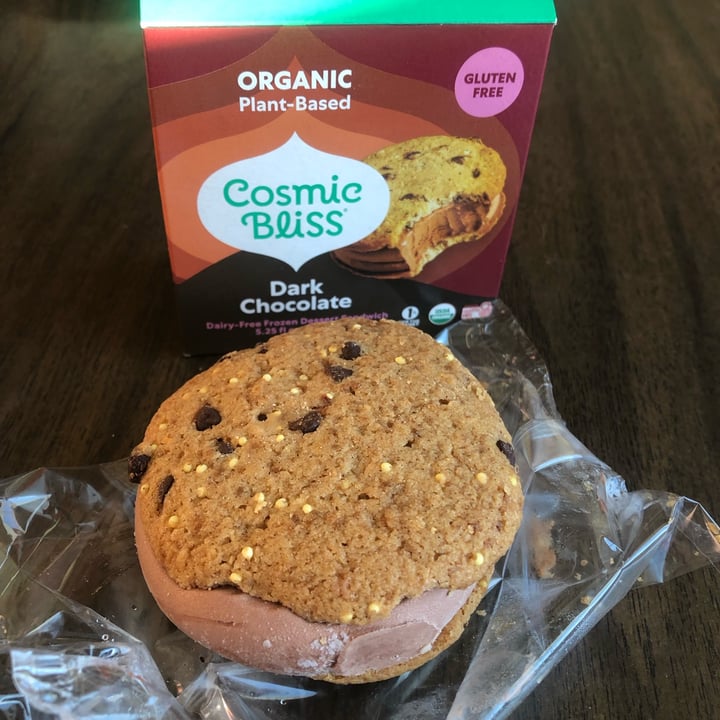 Cosmic Bliss Dark Chocolate Ice Cream Sandwich Reviews | abillion