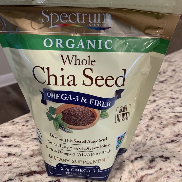 Spectrum Essentials Organic Whole Chia Seeds Review | abillion
