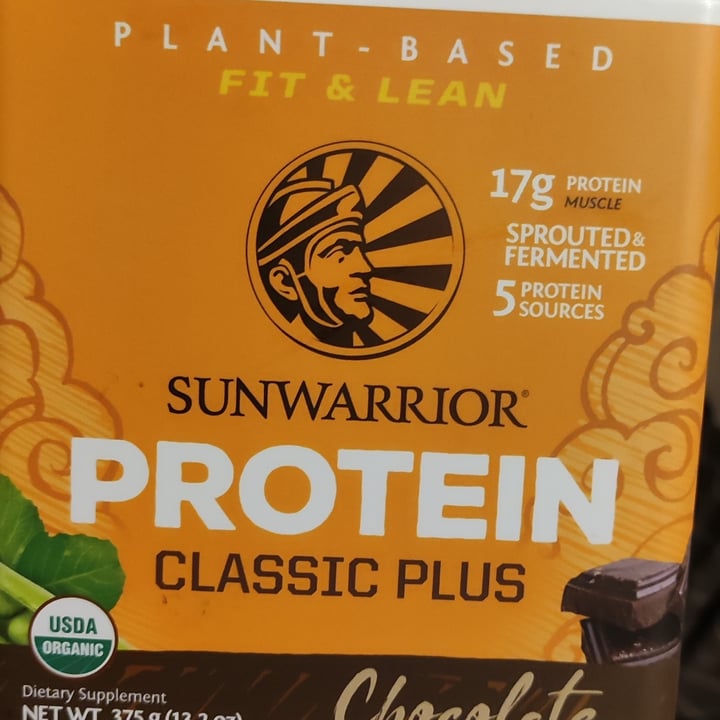 Sunwarrior Sunwarrior Protein Classic plus Chocolate Flavour Review ...