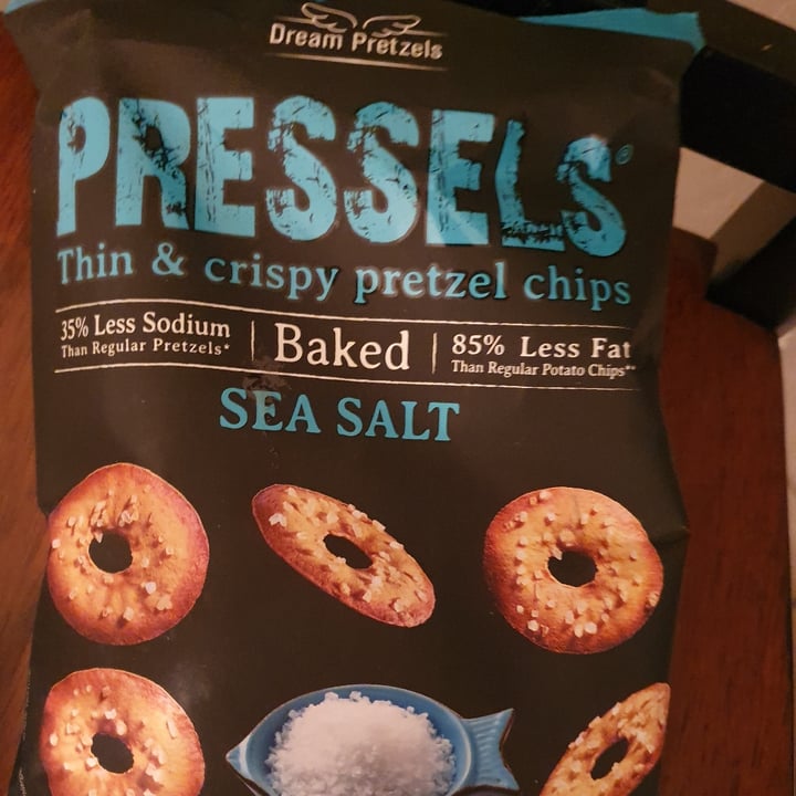 Pressels Thin & Crispy Preztel Chips-- baked SEA SALT Review | abillion