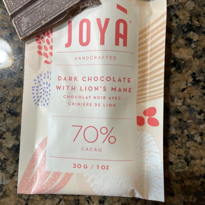 Joya Dark chocolate with lion’s mane Review | abillion