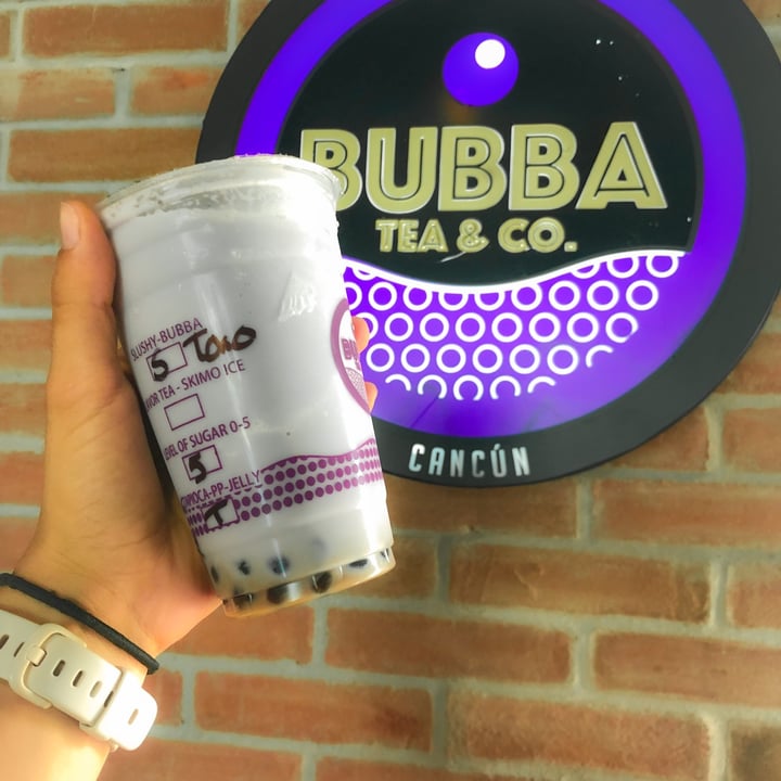 Bubba tea & Co. Cancún, Mexico Taro monster Review | abillion