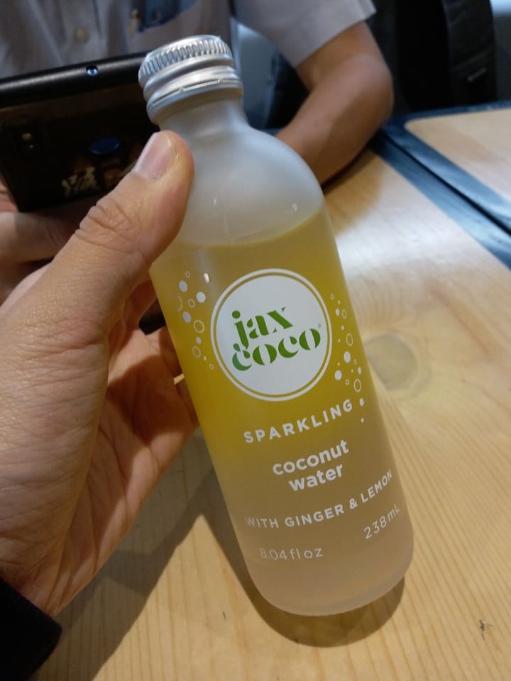 Jax Coco Sparkling Coconut Water with Ginger and Lemon Review | abillion