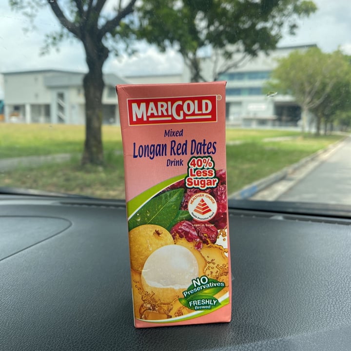 Marigold Health Foods Longan Red Dates Drink Review | abillion