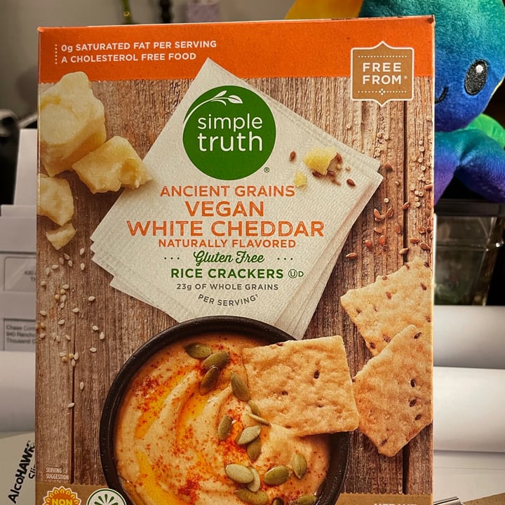 Simple Truth Ancient grains vegan white cheddar gluten free rice ...