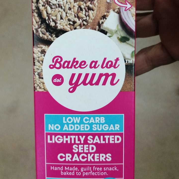 Bake a lot.yum Lightly salted seed crackers Review | abillion