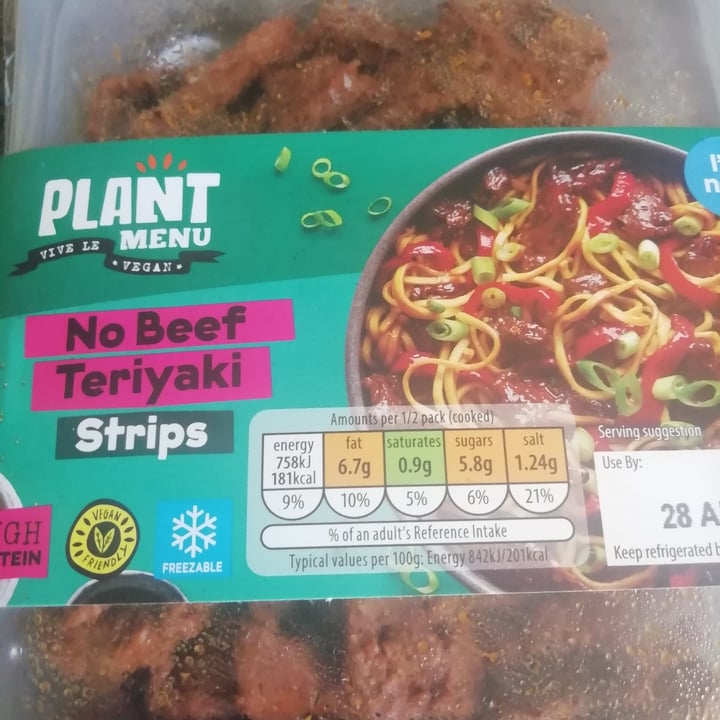 ALDI Plant Menu No Beef Teriyaki Review | abillion