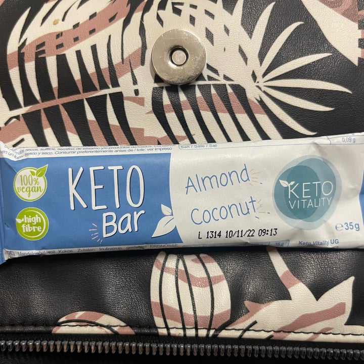 keto vitality Keto Bar almond Coconut Review | abillion