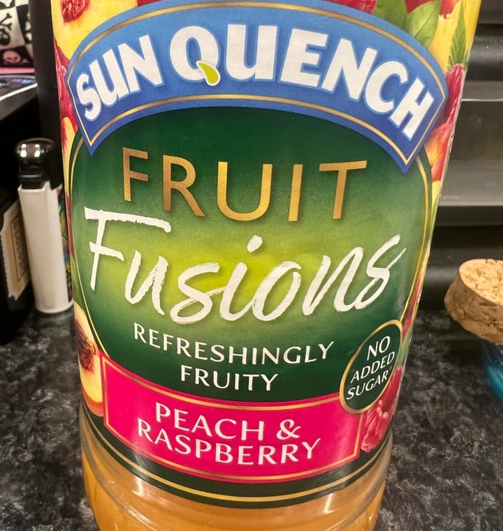 Sun Quench - Fruit Fusions Peach and Raspberry Review | abillion