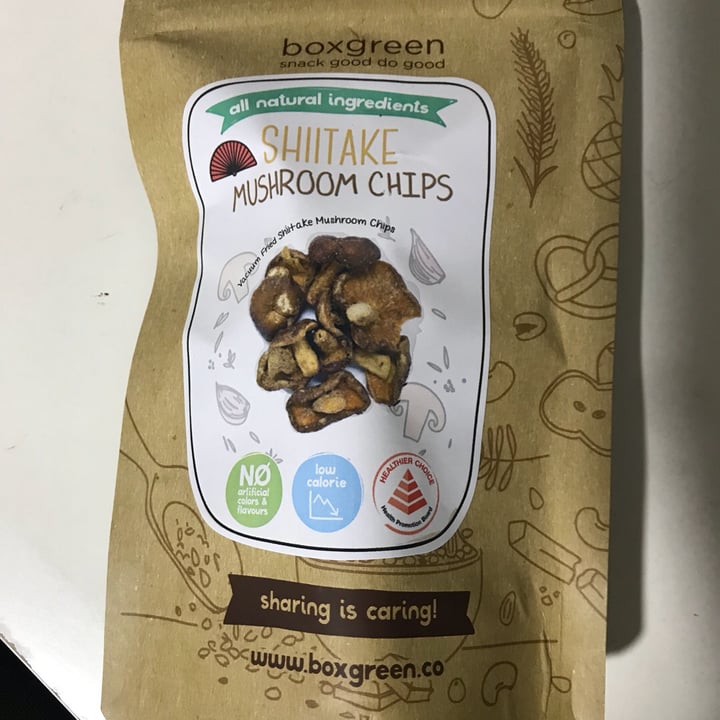 Boxgreen Shiitake Mushroom Chips Review | abillion