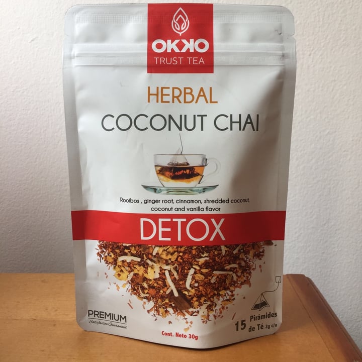 Okko Super Foods DETOX Herbal Coconut Chai Review | abillion