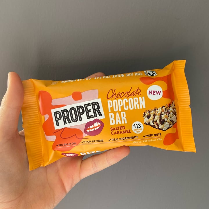 Proper Corn Popcorn bar Salted caramel Review | abillion