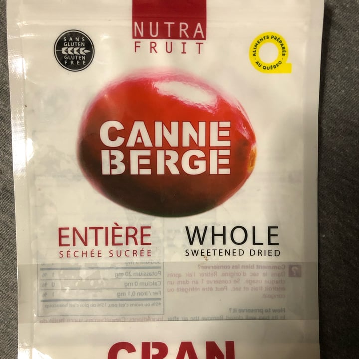 Nutra Fruit canneberges Review | abillion