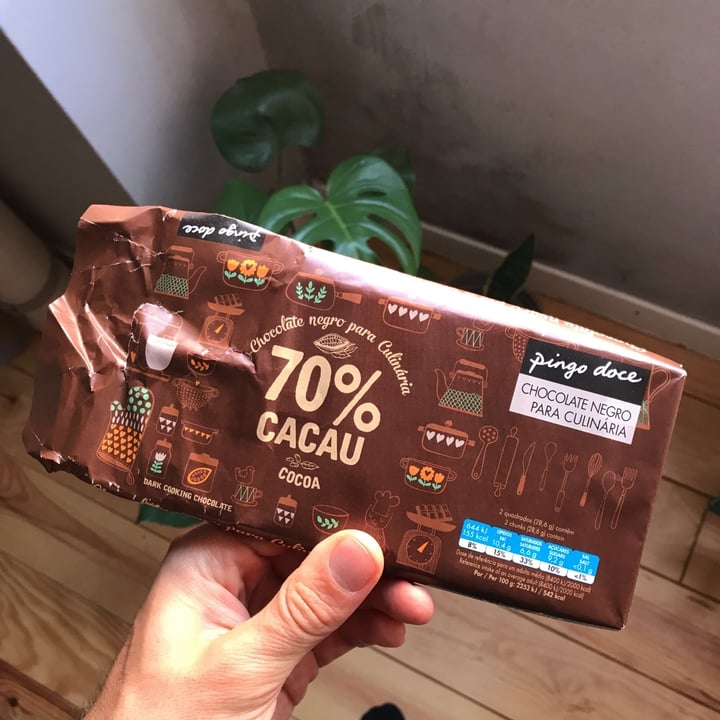 Pingo doce Chocolate para culinária 70% Review | abillion