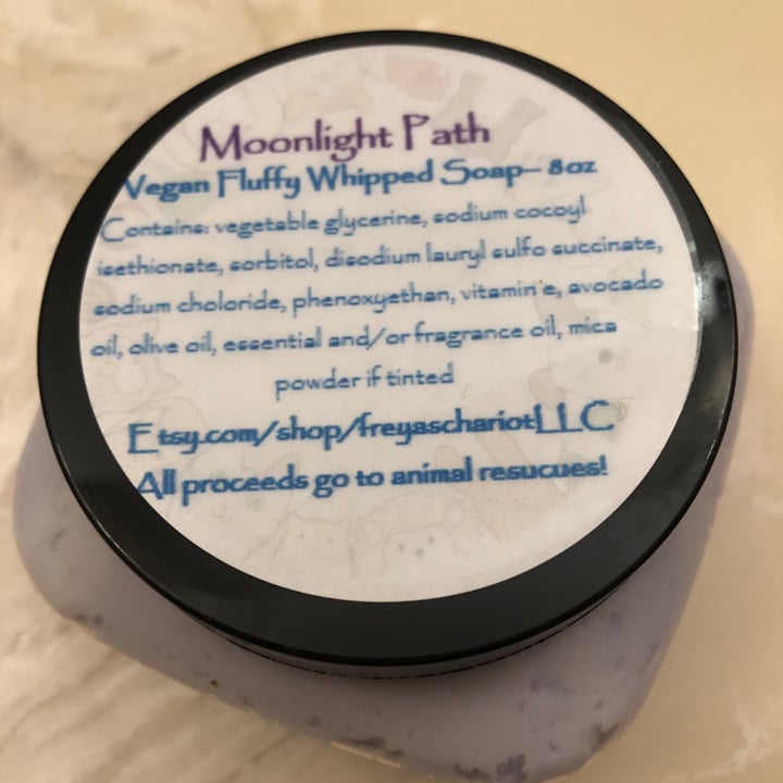 Freya’s Chariot Moonlight path vegan fluffy whipped soap Review | abillion