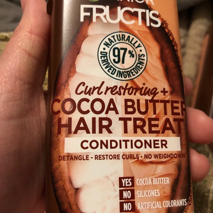 Garnier Fructis Curl restoring + cocoa butter hair treat conditioner ...