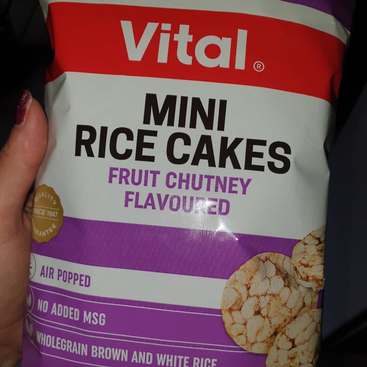 Vital Fruit Chutney Mini Rice Cakes Review | abillion