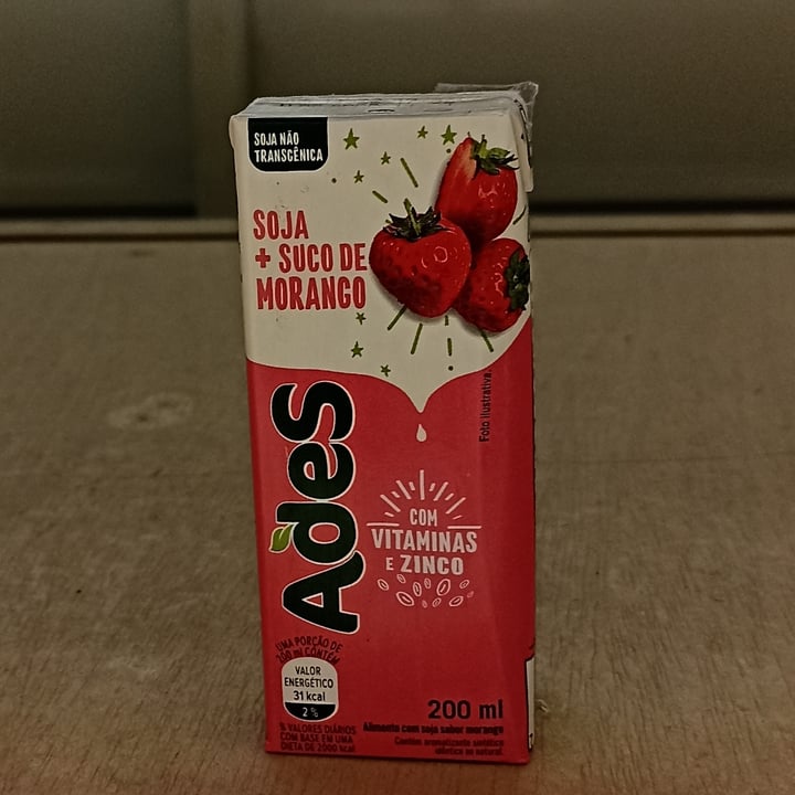 Ades Ades Soja + Suco De Morango 200ml Review | abillion