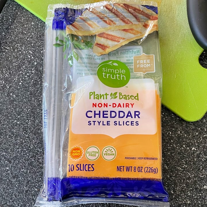 Simple Truth Plant Based Cheddar Slices Review | abillion